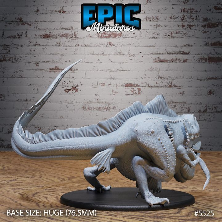 3D Printable Deep Sea Lizard Set / Sea Water Creature / Ocean Beast / Underwater Reptile ...